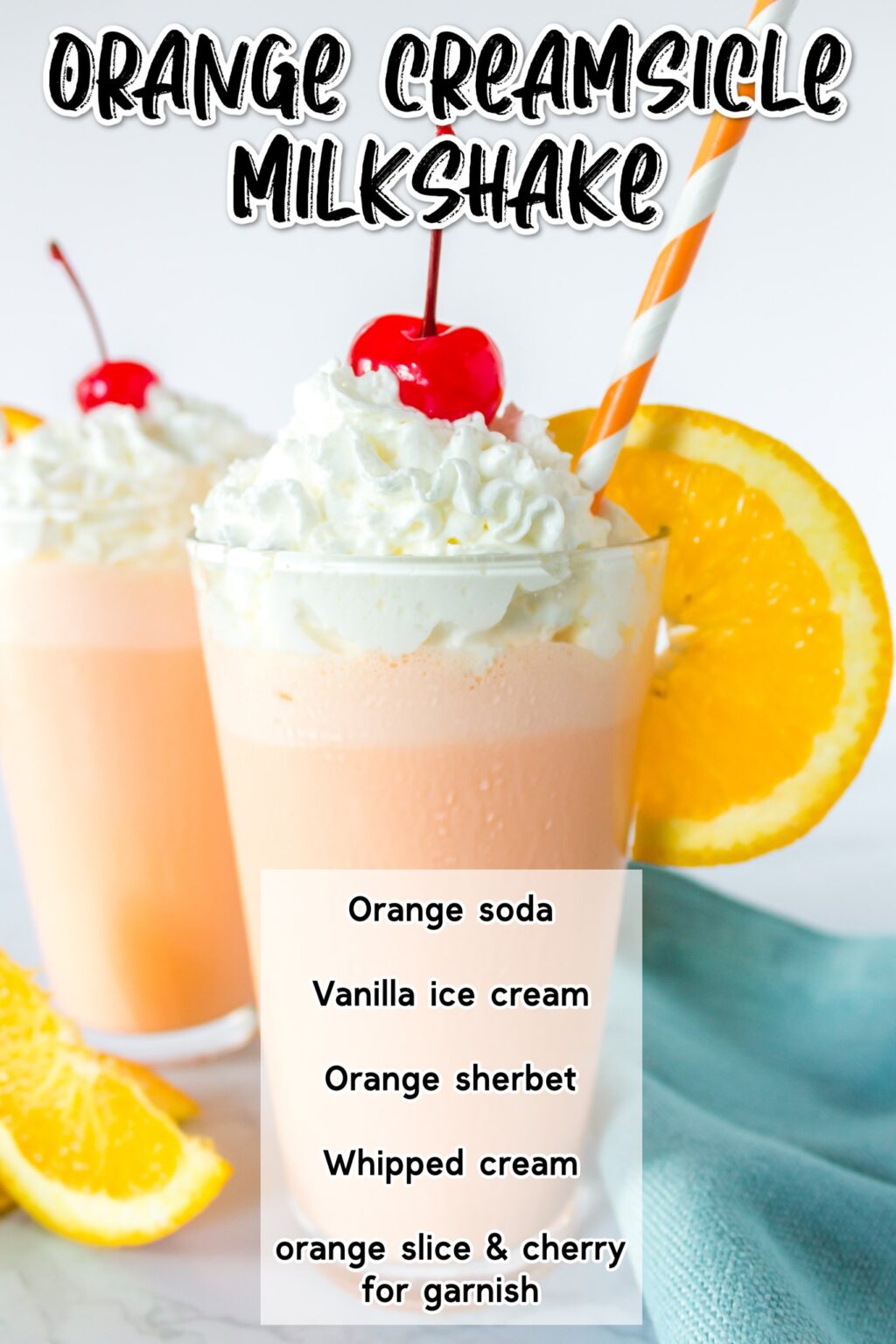 THE BEST ORANGE CREAMSICLE MILKSHAKE – Recipes Ideas