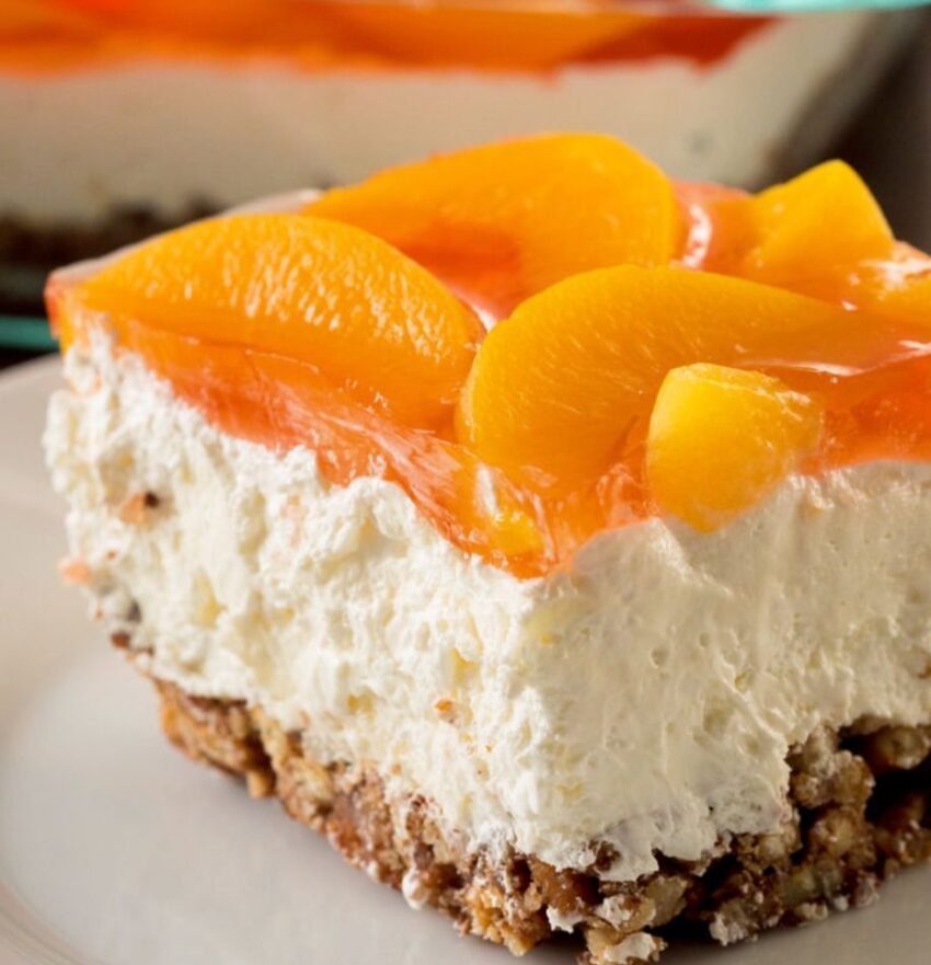 Peach Pretzel Jello Salad – Recipes Ideas